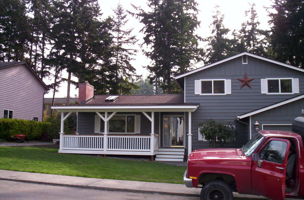 New Front Porch - Transitional - Porch - Seattle - by Wildwood Homes ...