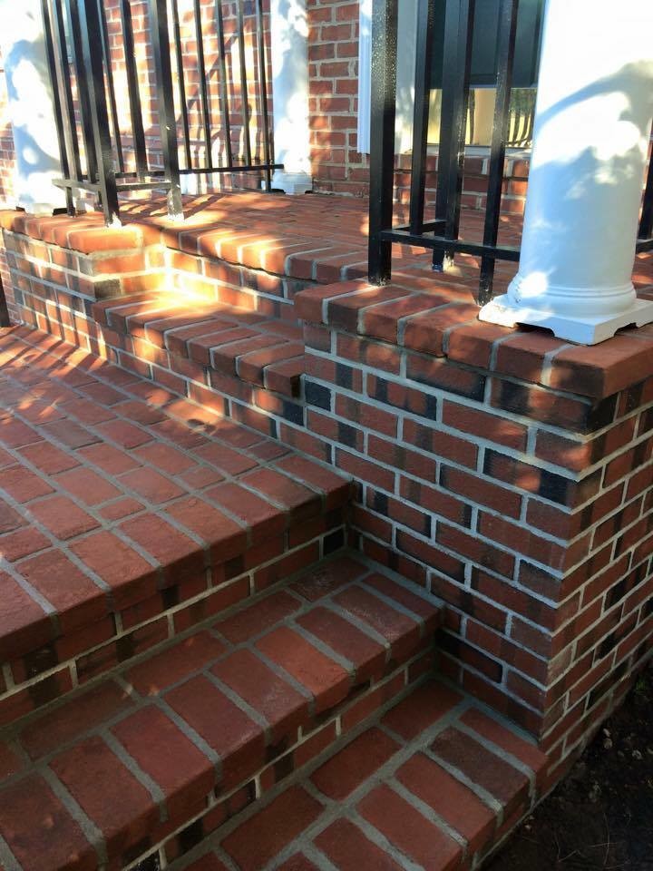 New Hope brick landing rebuild - Traditional - Porch - Philadelphia ...