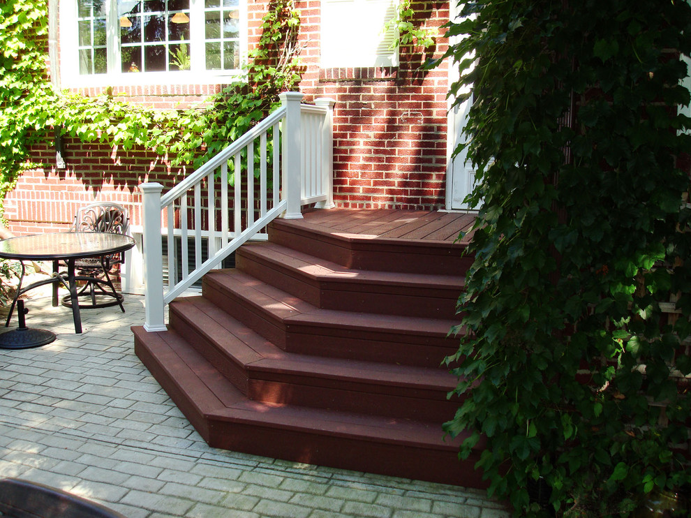 New Lenox Composite Stairs - Traditional - Porch - Chicago - by Halo ...