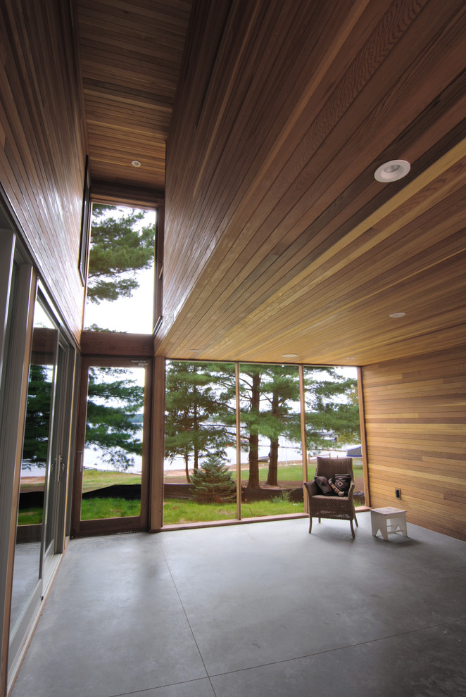 O'Connor lake house - Modern - Porch - Portland - by Paul McKean ...