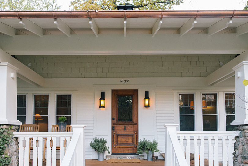 Oakdale Pleasant Ridge, MI Exterior Remodel - Craftsman - Porch ...
