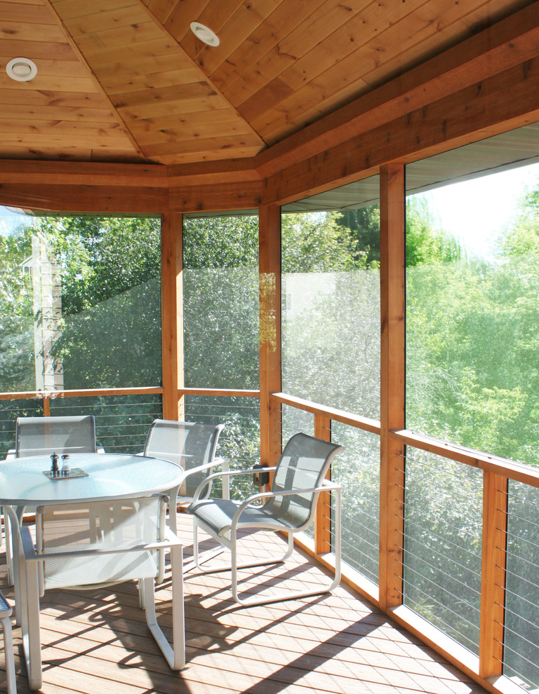 Octagonal Screen Porch - Traditional - Porch - Other - by Degnan Design ...