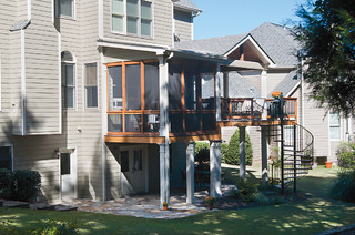Open Back Porches - Transitional - Porch - Atlanta - by Atlanta Decking ...