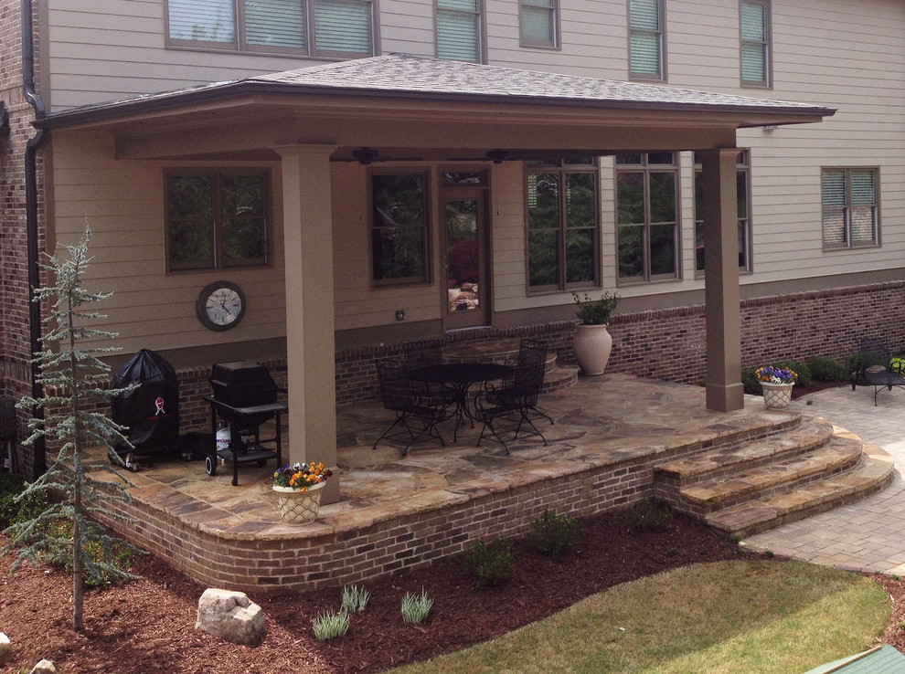 Open Back Porches - Traditional - Porch - Atlanta - by Atlanta Decking ...