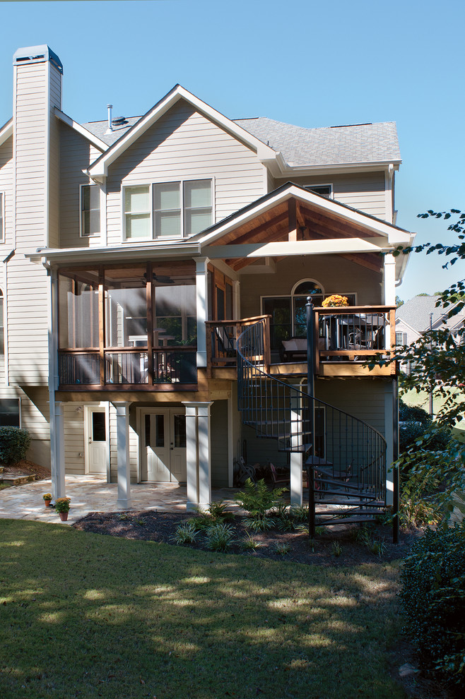 Open Back Porches - Transitional - Porch - Atlanta - by Atlanta Decking ...