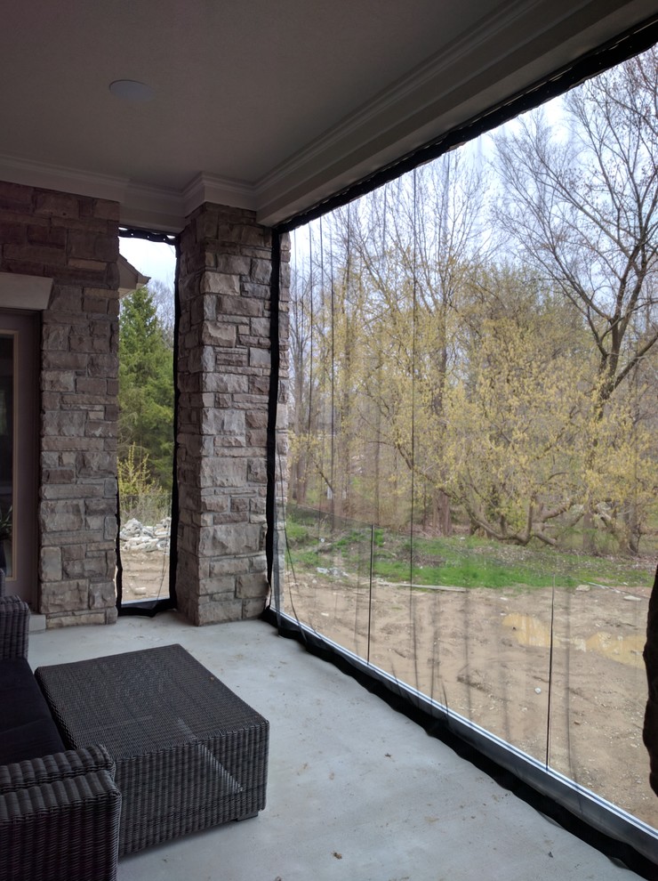 Outdoor Curtains/Mosquito Drapes/Porch Screens - Veranda - Toronto - by ...