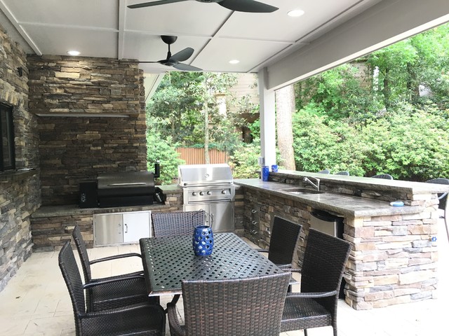 Outdoor Kitchens - Traditional - Verandah - Houston - by Billy Parker ...