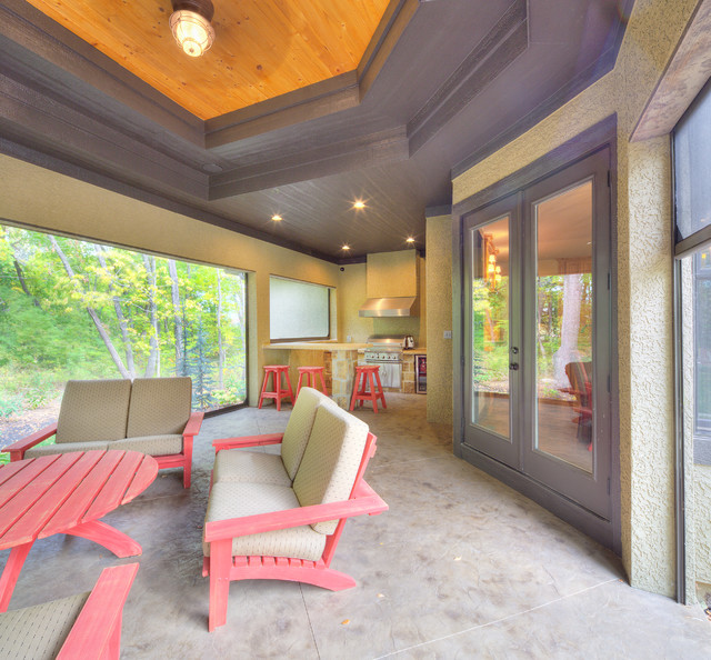 Outdoor Living/Lanai Gallery - Transitional - Veranda - Kansas City ...