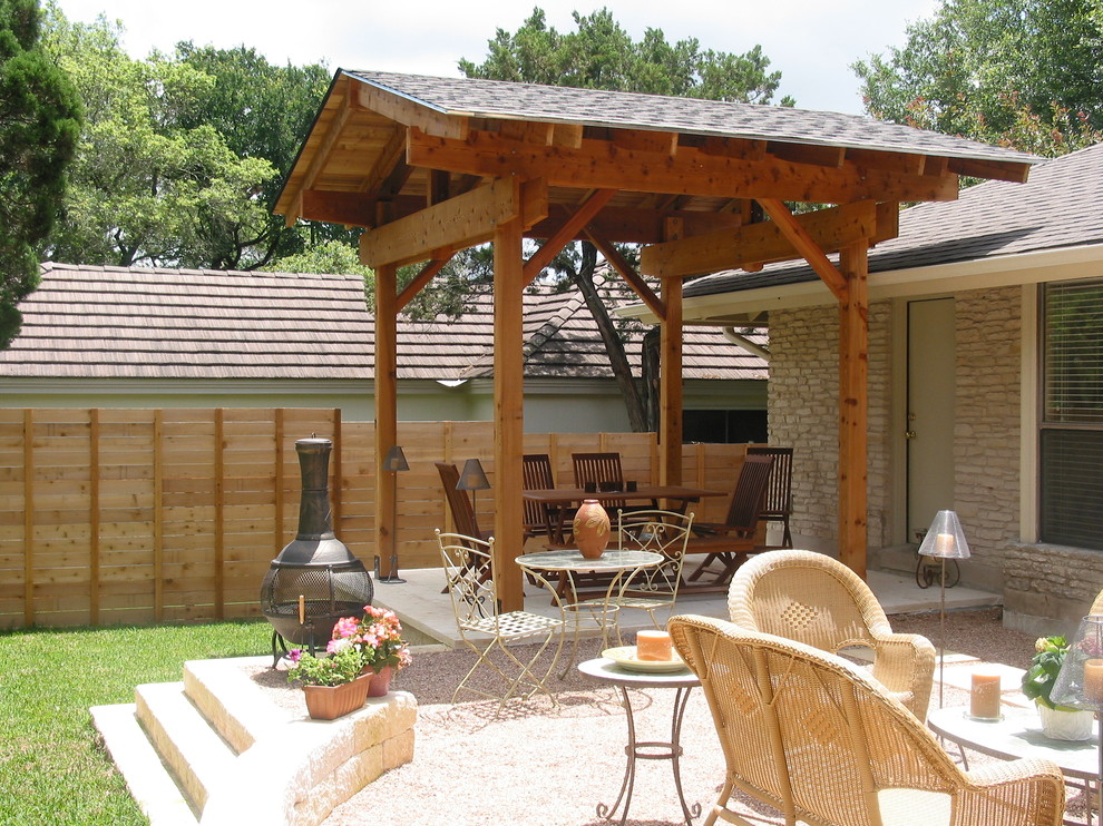 Outdoor Living - Shade Canopy - Rustic - Patio - Austin - by Gregory ...