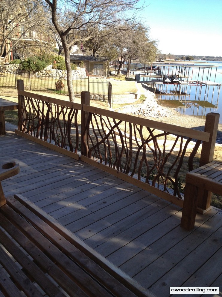 Outdoor Railings - Texas Lake House - Contemporary - Porch - Other - by ...