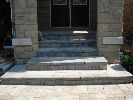 Outdoor Stone Stairs - Contemporary - Porch - Toronto - by Wade's ...