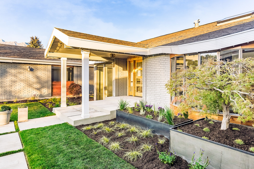 Modern Front Yard Landscape - Transitional - Porch - Salt Lake City ...