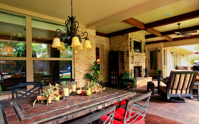 Patio Man Cave - Traditional - Verandah - Dallas - by Quality Craftsman ...