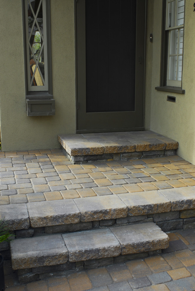 Paving stone Front Porch - Rustic - Porch - Los Angeles - by Pacific ...