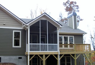 Permanent Screen Room - Hendersonville, NC - Transitional - Porch ...