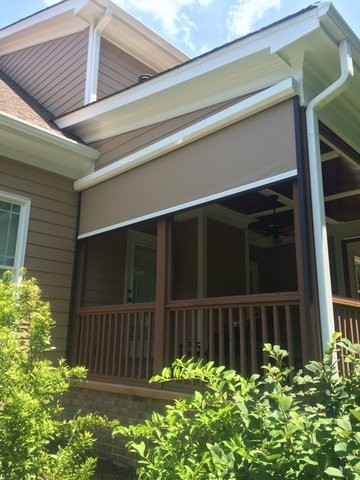 Phantom Screens Opaque Privacy Mesh - Traditional - Verandah - Other ...