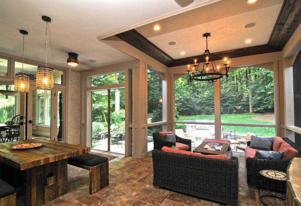 Pizza Kitchen Addition - Modern - Porch - DC Metro - by Sun Design ...