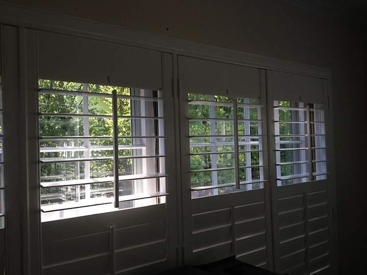 Plantation shutters - Tropical - Porch - St Louis - by The Blind Broker | Houzz