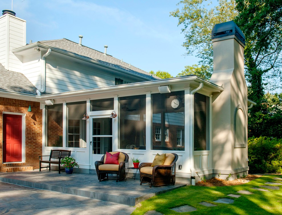 Porch Addition - Traditional - Porch - Atlanta - by Construction Ahead ...