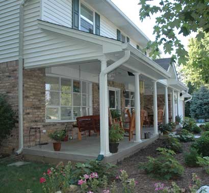 Porch Addition - Traditional - Porch - Indianapolis - by The Lifestyle ...