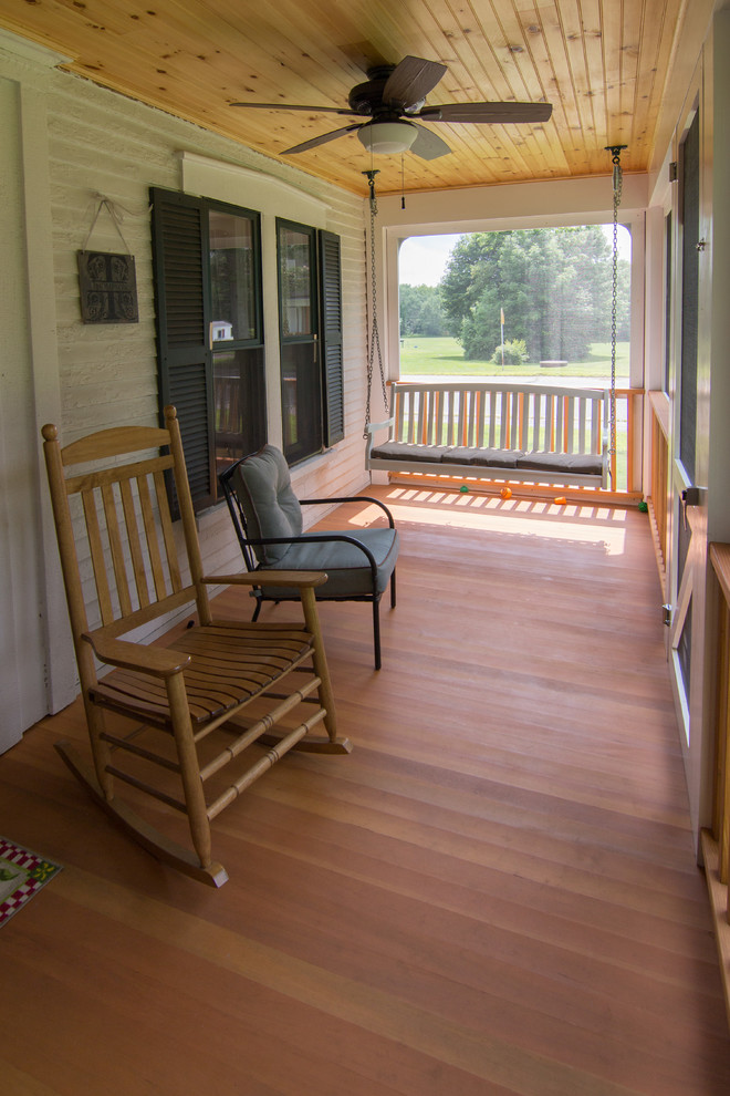 Porch Reconstruction - Baldwinville, MA - Traditional - Porch - Boston ...