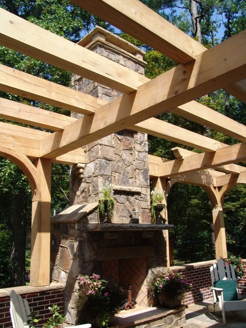 Porch Trellis - Craftsman - Porch - Atlanta - by Artisans of Atlanta ...