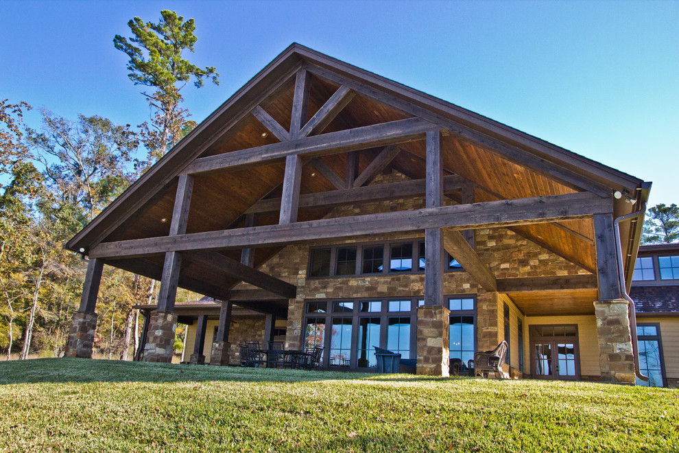 Porch Trusses - Rustic - Porch - Austin - by Laura Culpepper, AIA | Houzz