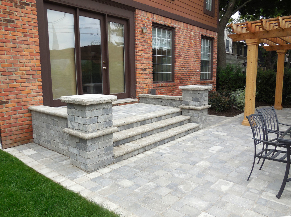 Porches and Entryways - Transitional - Porch - Detroit - by Domenico ...