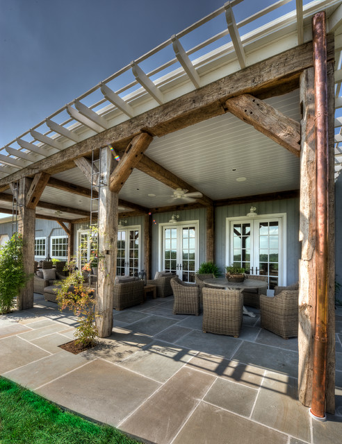 Porches - Rustic - Veranda - Charlotte - by Carolina Timberworks | Houzz UK