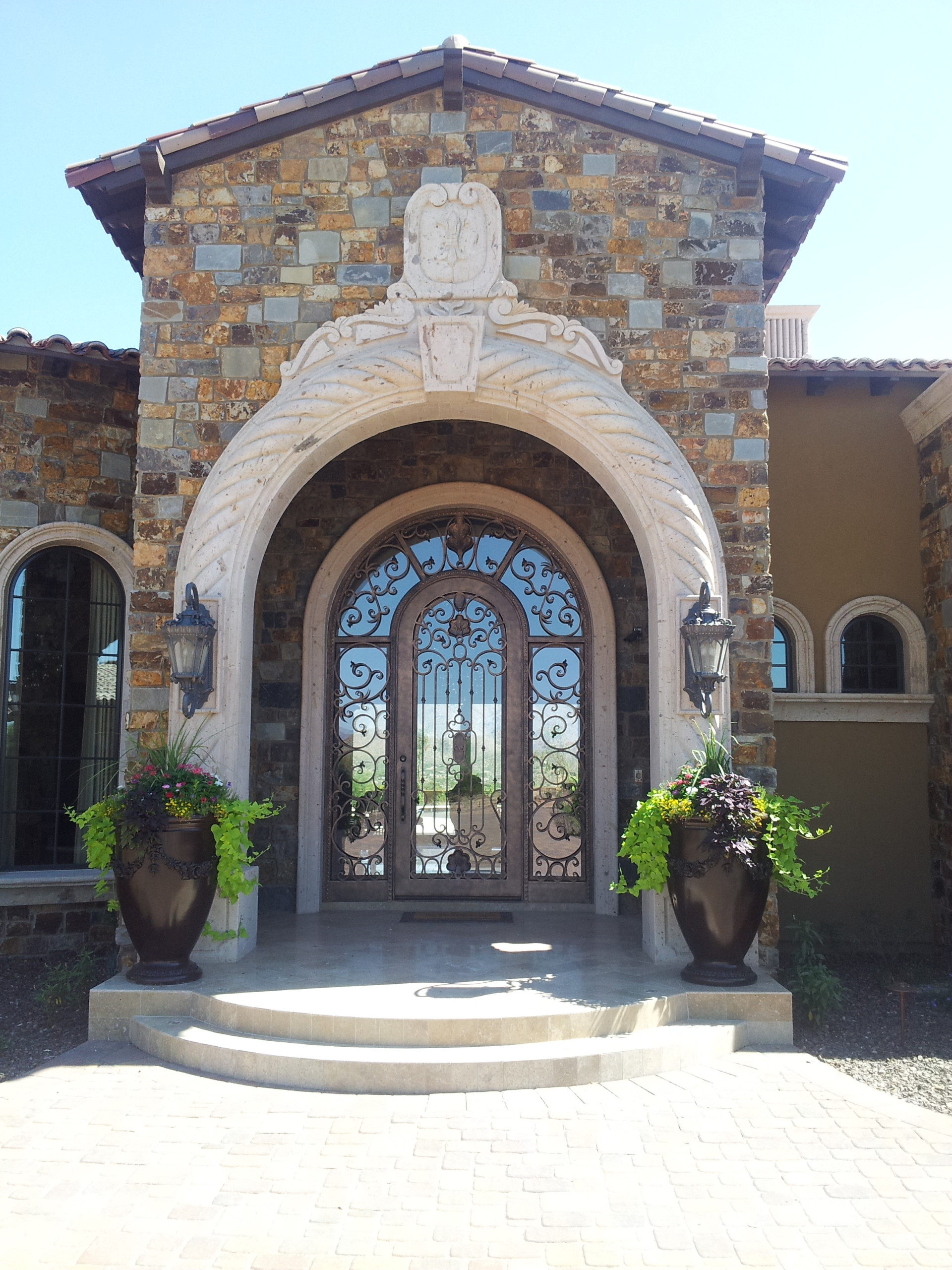 Tuscan Front Porch