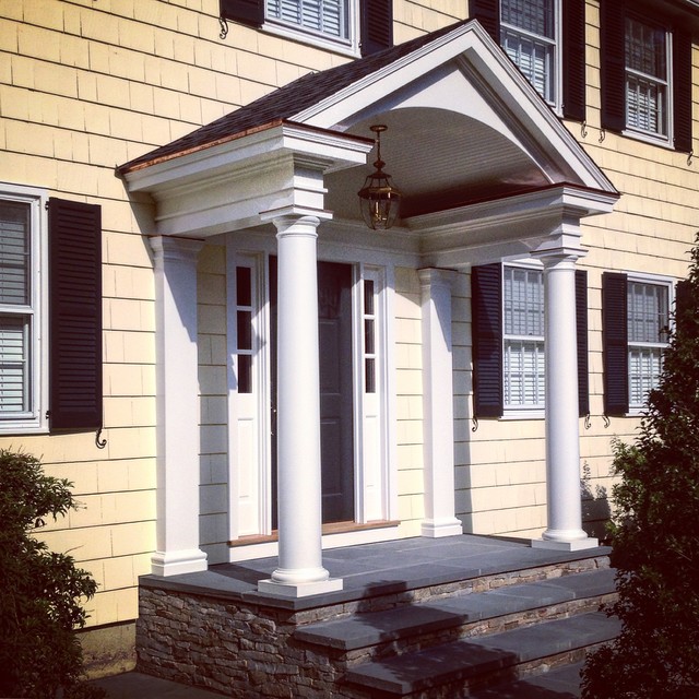 Portico addition - Traditional - Veranda - New York - by Entasis Design ...