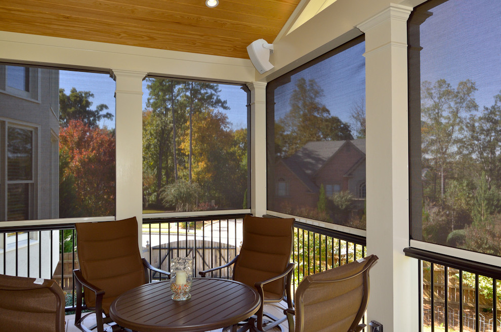 Portico & Screen Porch - Traditional - Porch - Atlanta - by Weidmann ...