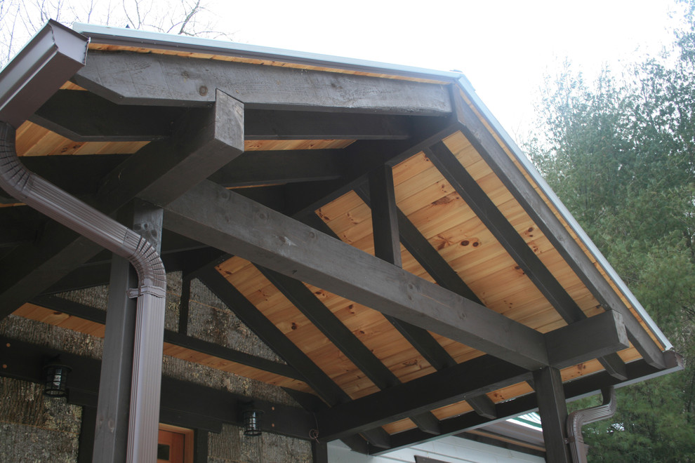 Post & Beam Porches - Rustic - Porch - Charlotte - by Spring Green ...