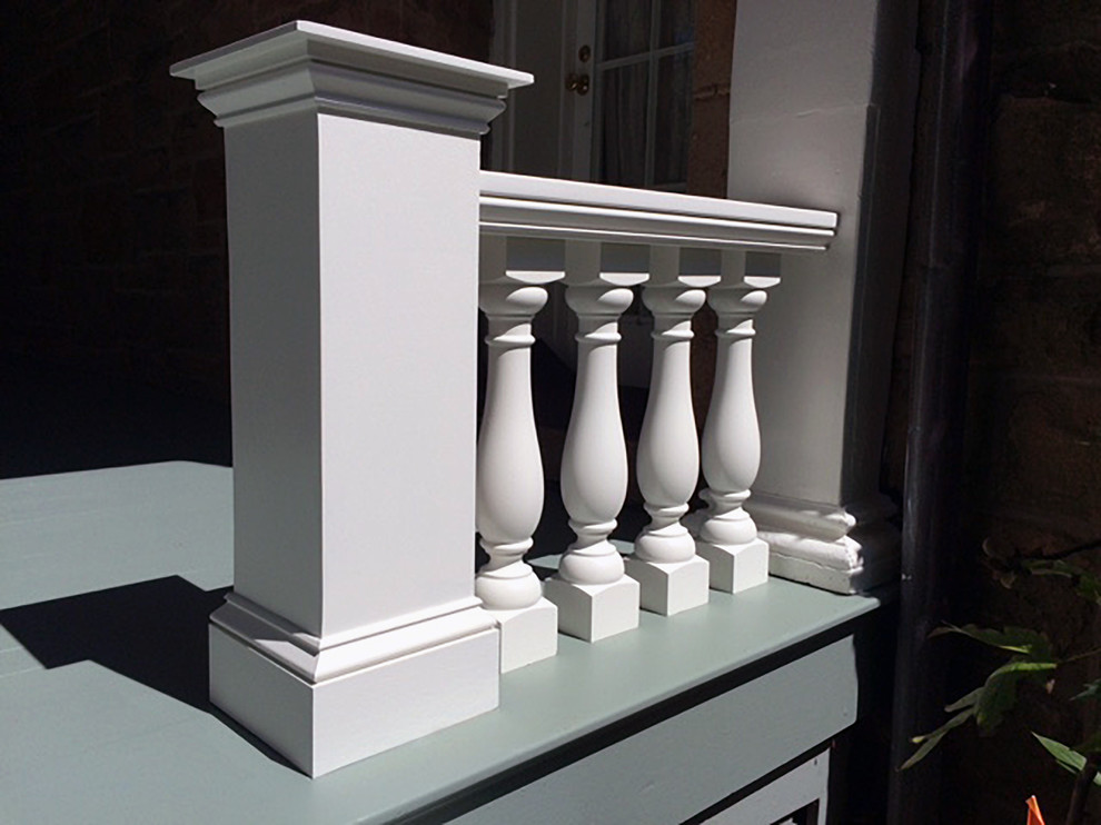 Princeton Porch Balustrade with Boral TruExterior FlyAsh Balusters ...