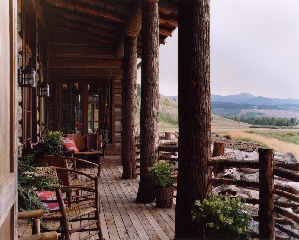 Private Wyoming Residence - Rustic - Porch - Other - by Yellowstone ...