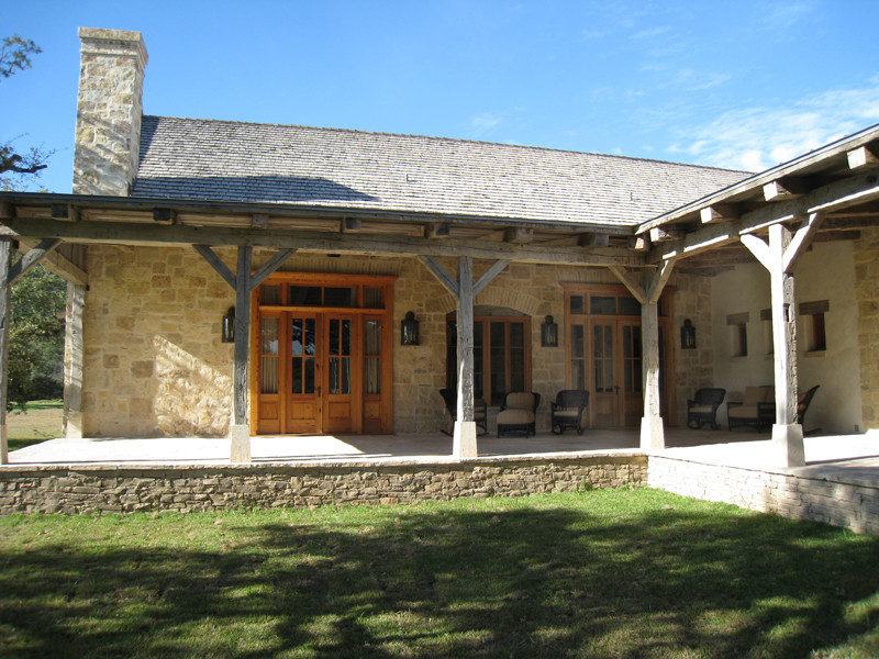 Ranch Headquarters- South Texas - Rustic - Porch - Austin - by WoodCo ...
