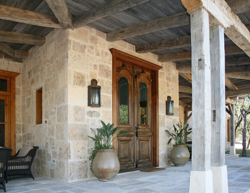 Ranch Headquarters- South Texas - Rustic - Porch - Austin - by WoodCo ...