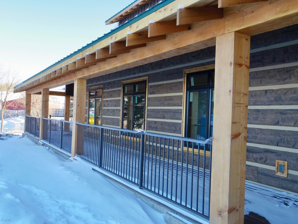 Ranch Living - Rustic - Porch - Calgary - by Woodbeam Company Inc. | Houzz