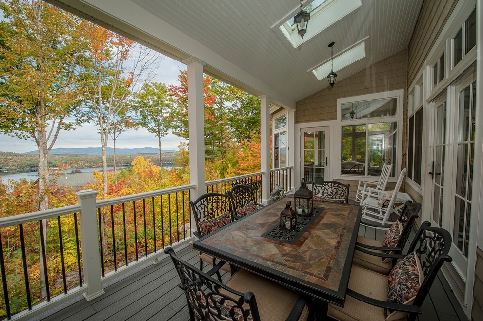 Rear Porch - Traditional - Porch - Boston - by Hayward & Company | Houzz