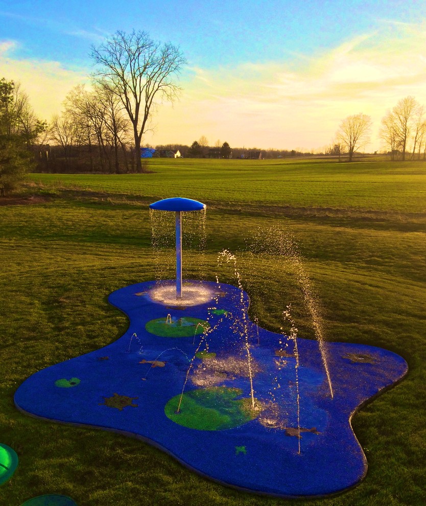 Residential Splash Pad - Traditional - Porch - Cleveland - by My Splash ...