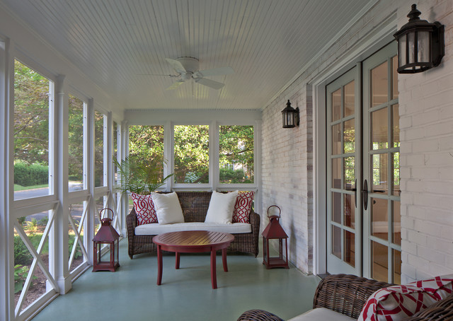 Reviving a Tired Colonial - Traditional - Verandah - DC Metro - by ...