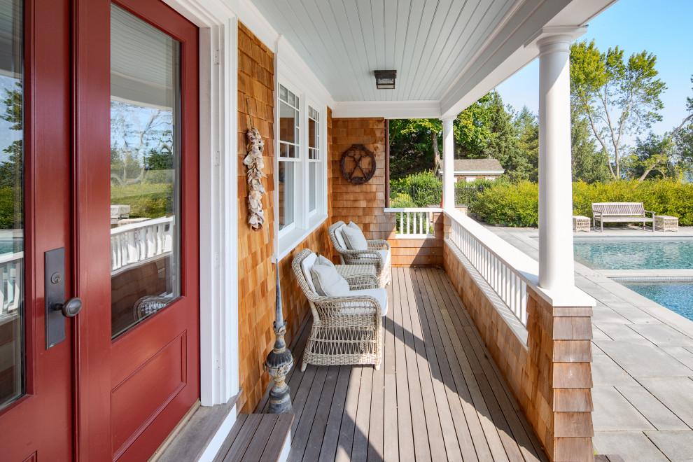 Rhode Island addition - Beach Style - Porch - Boston - by Jeff Adams ...