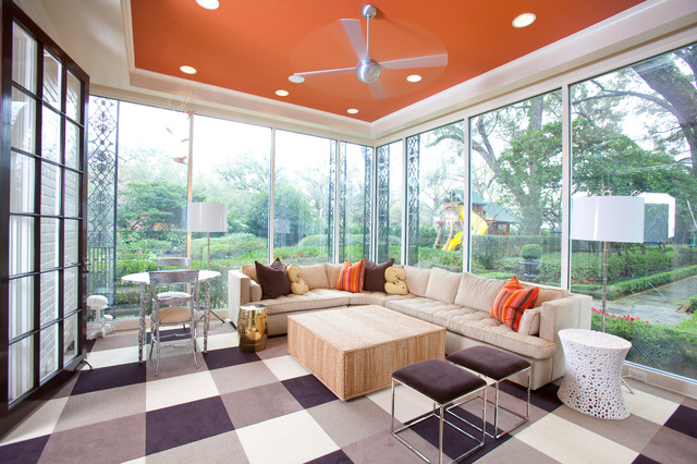 Heads-Up Hues: 10 Bold Ceiling Colors