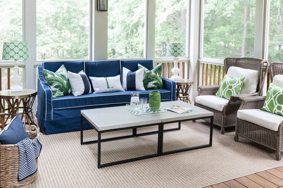 Rosedale Project: Screened Porch - Transitional - Veranda - Charlotte ...
