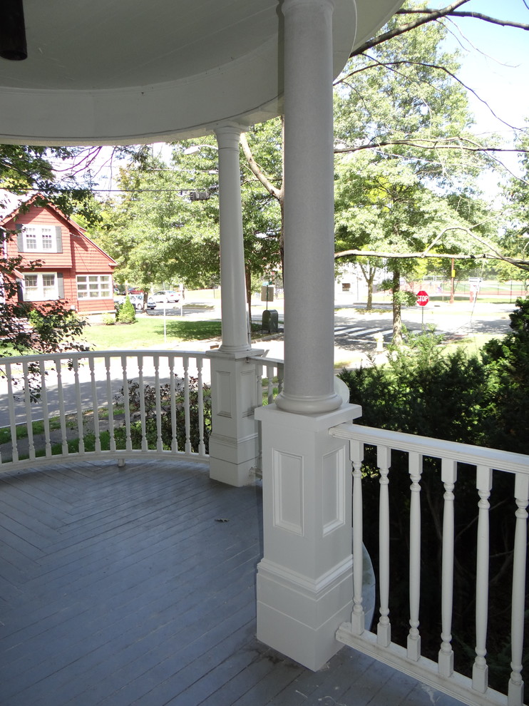 Rotted structural exterior column and base. - Victorian - Porch ...