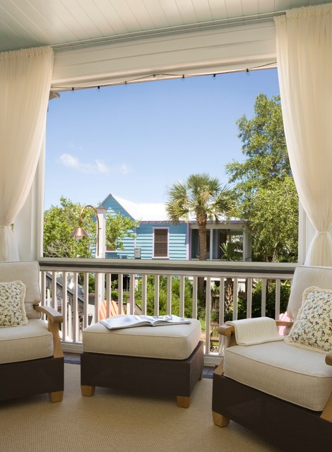 Rustic Island Cottage - Rustic - Verandah - Charleston - by Interiors ...