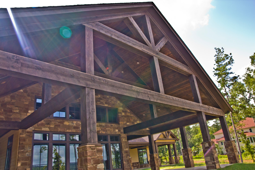 Rustic Lake House - Rustic - Porch - Austin - by Laura Culpepper, AIA ...