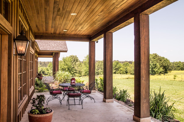 Rustic Porch - Country - Verandah - Houston - by Laura Culpepper, AIA ...