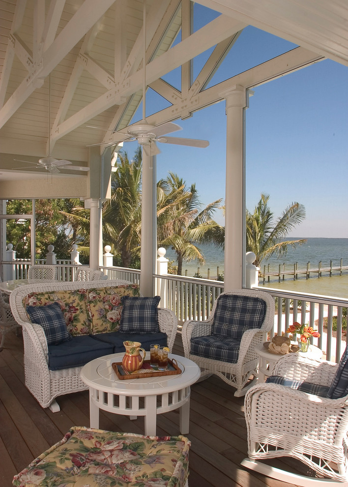 Sater Group's "Seabrook" Custom Home Design.. - Ecléctico - Porche ...