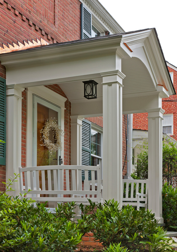 Saul Road Portico - Traditional - Porch - DC Metro - by Upton ...